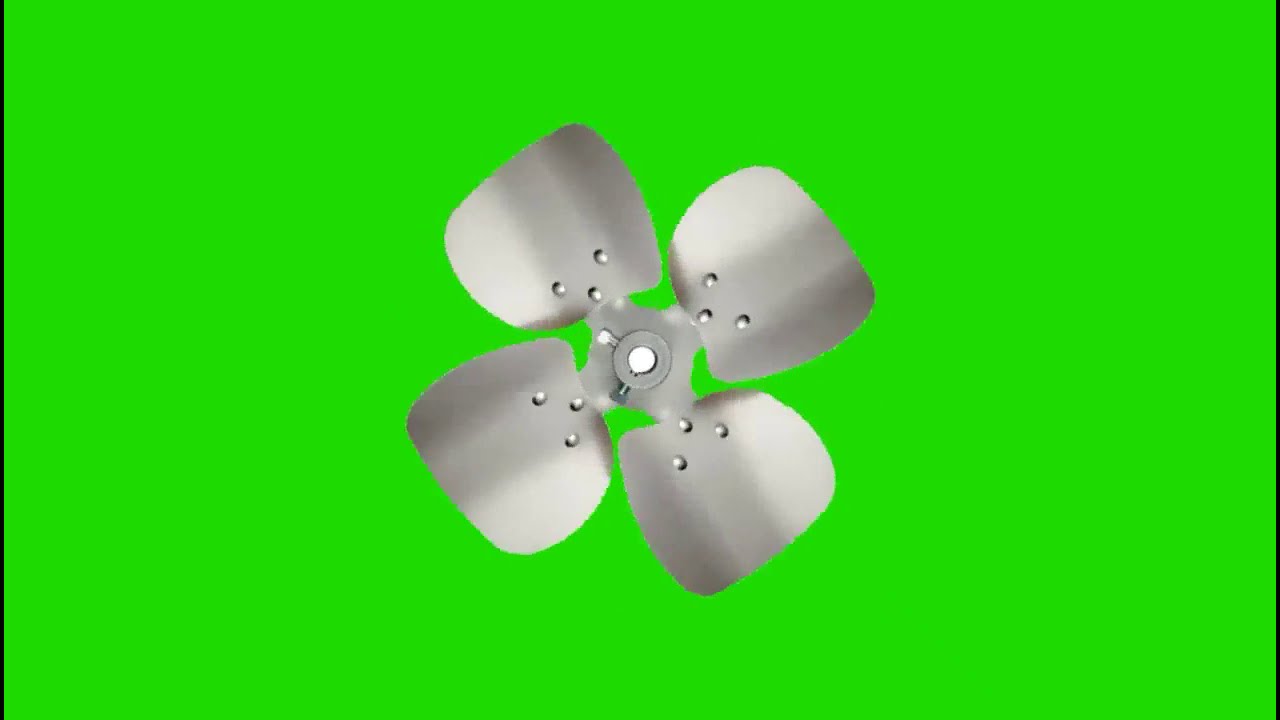fan on green screen - YouTube