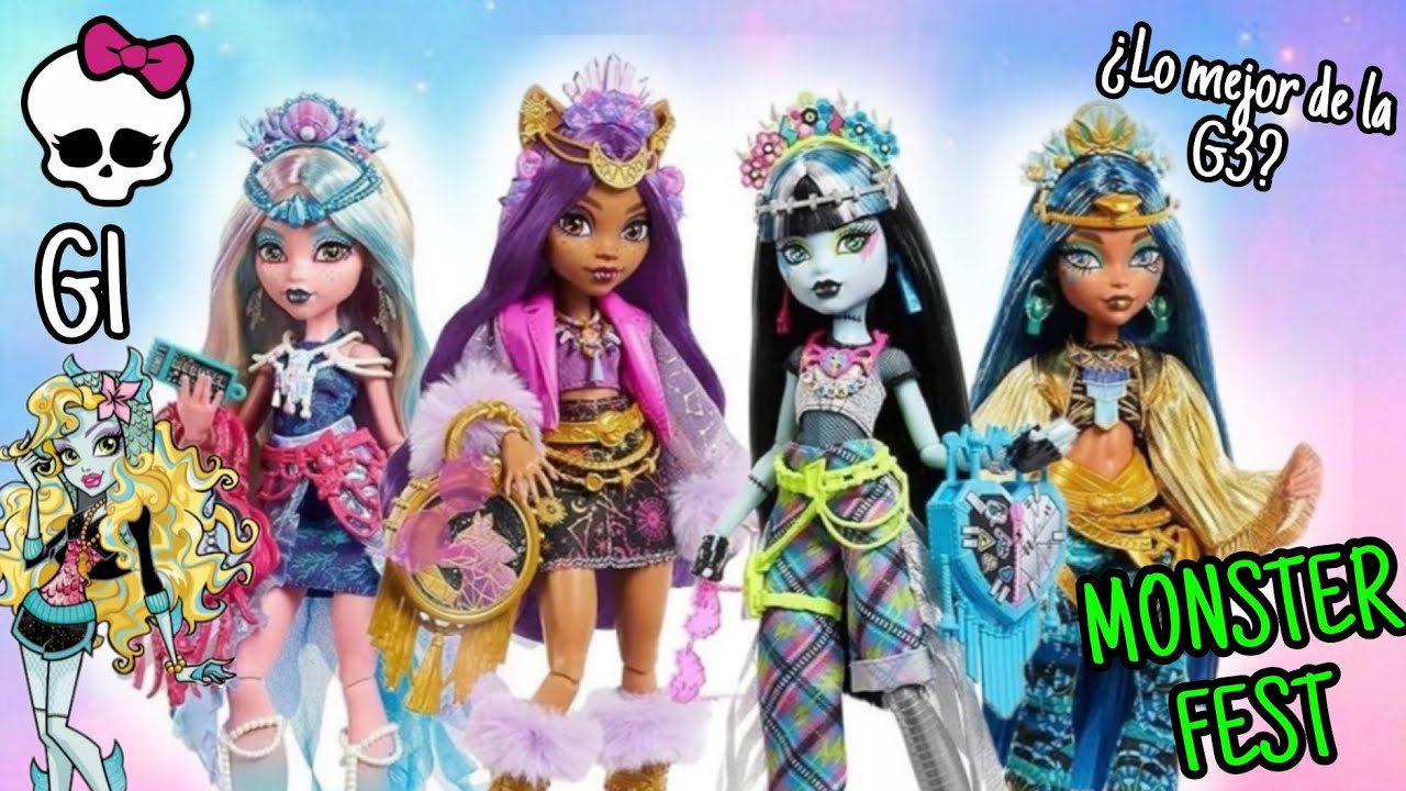 MONSTER HIGH - MONSTER FEST | ¿LA MEJOR LINEA DE LA G3? | COACHELLA ...