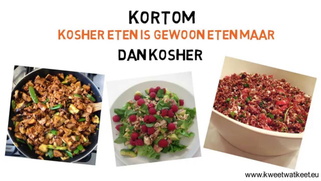 Kosher eten; wat is dat? - YouTube
