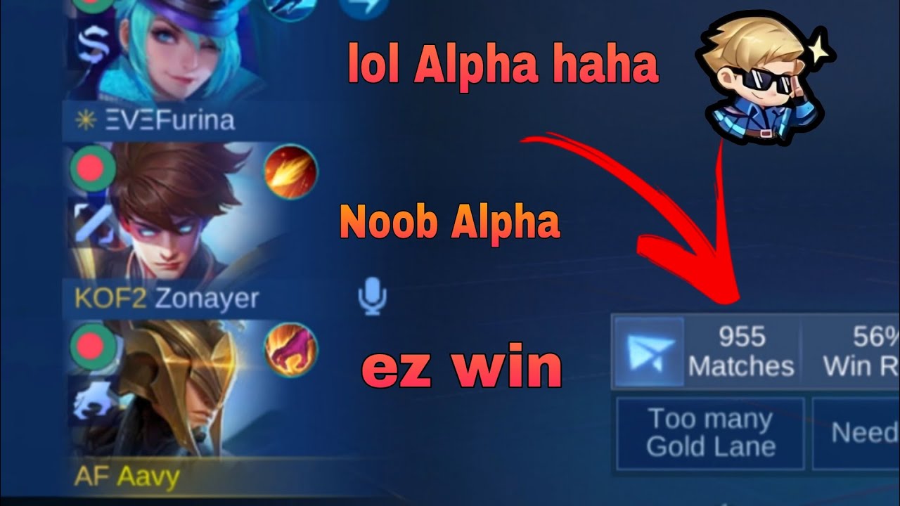 Top Global No 1 ALPHA Build 2024 ( The One Piece ) ~ mlbb - YouTube