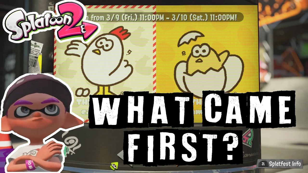 Splatoon 2 - SplatFest _ Chicken or the Egg? - YouTube