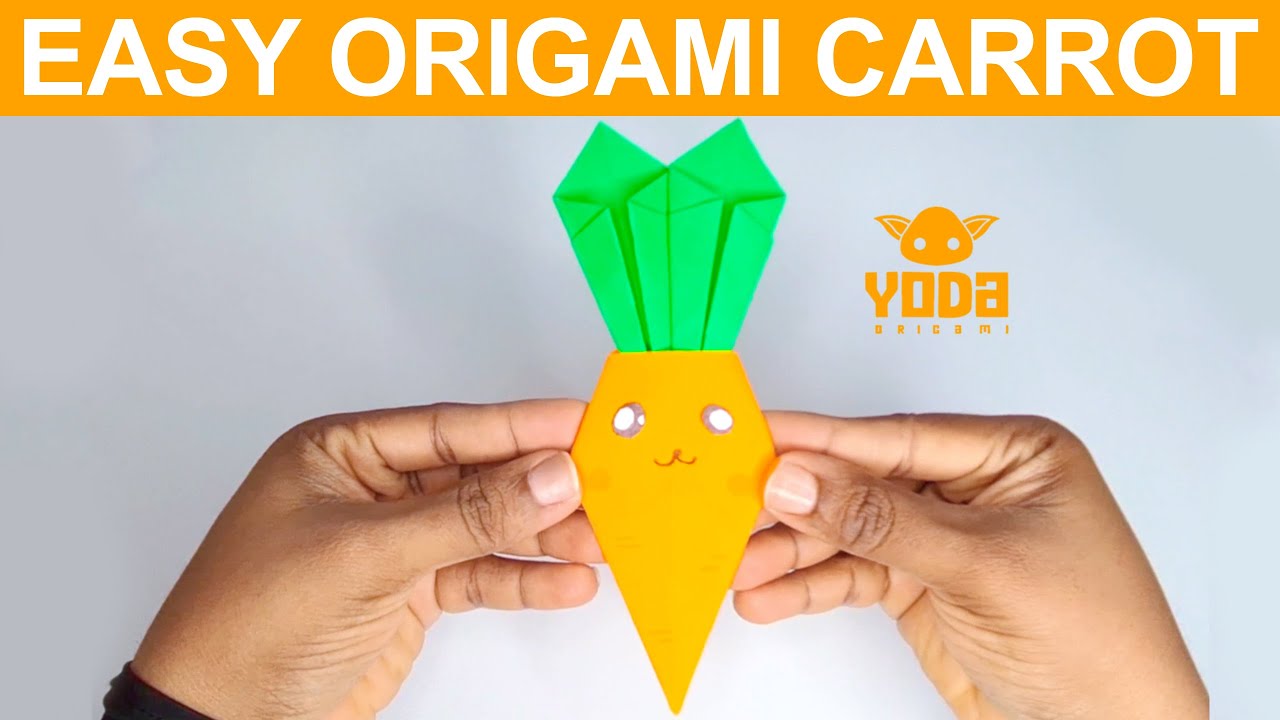 Origami Carrot - Easy And Step By Step Tutorial - YouTube