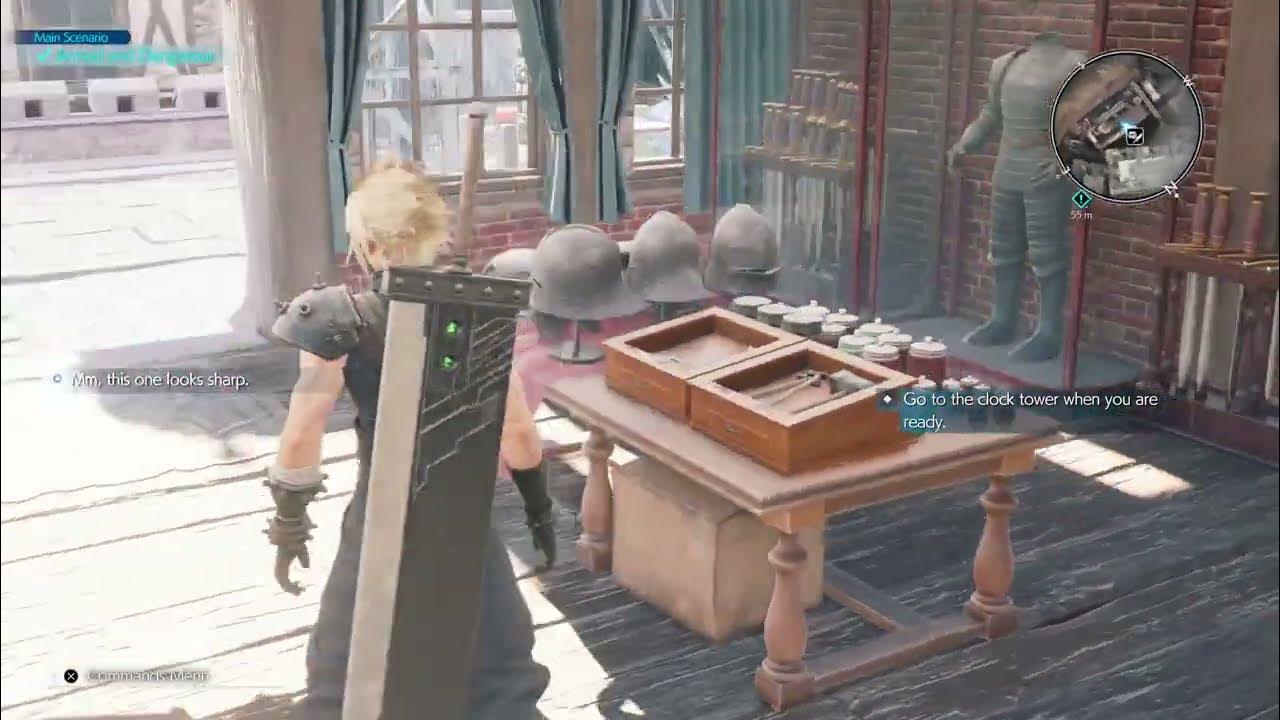 Final Fantasy VII Rebirth Get to Cloud Potential New Weapon Fire Sleek ...