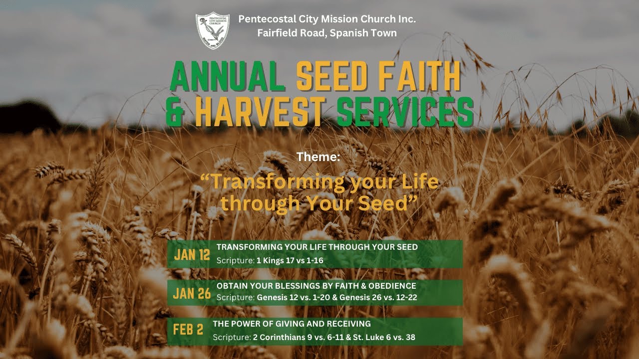 ANNUAL SEED FAITH & HARVEST | Week 3 Part 2| January 26, 2025 - YouTube
