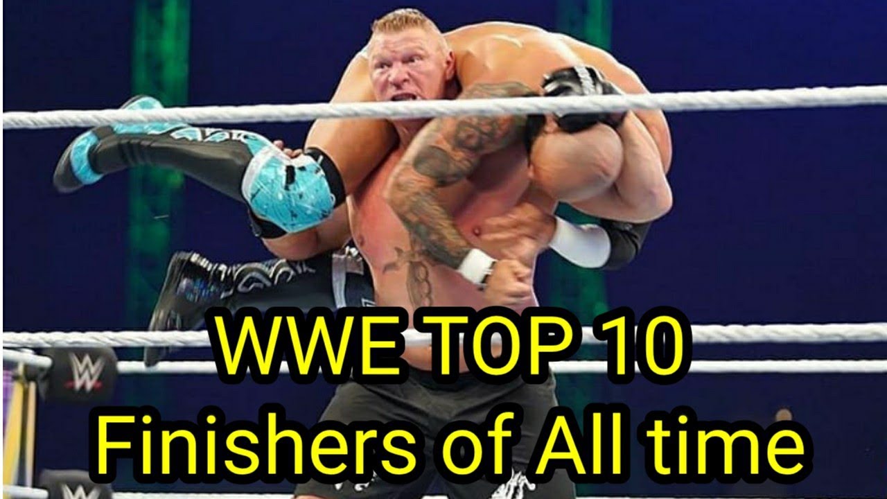 Top 10 wwe finishers of all time - YouTube