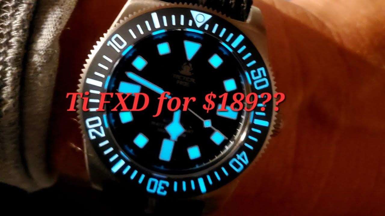 Tactical Frog FXD Titanium Diver V4-Unboxing and overview - YouTube