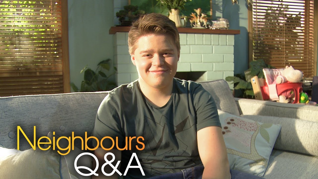 Neighbours Q&A - Morgan Baker (Callum Rebecchi) - Part 2 - YouTube
