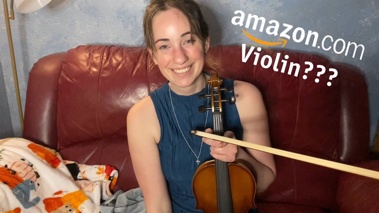 Reviewing a Violin from Amazon! Fesley Music Instrument - YouTube
