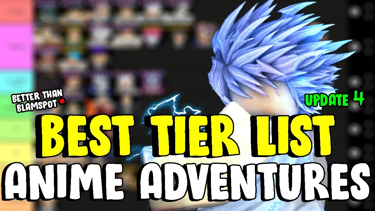 (UPDATE 4) Anime Adventures ACCURATE TIER LIST! Who is the Best New ...
