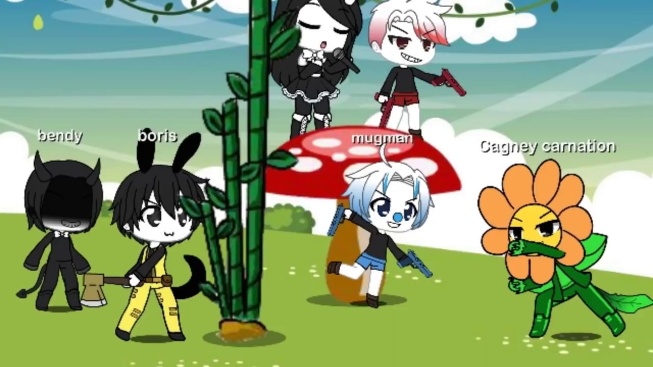 Bendy and the ink machine in cuphead [gacha life mini movie] - YouTube
