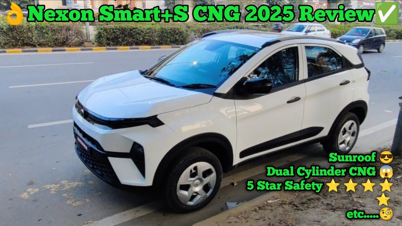 Tata nexon smart plus s cng white 2025 model | Nexon smart+s icng ...