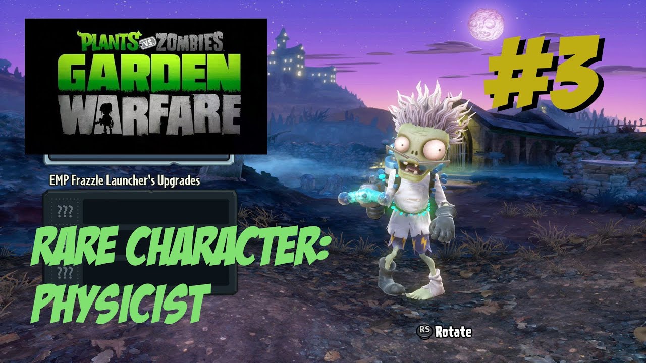 Rare Zombie 'Physicist' Scientist Character: Plants VS Zombies Garden ...