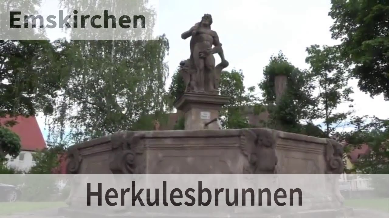 Herkulesbrunnen in Emskirchen | BrunnenTV - YouTube