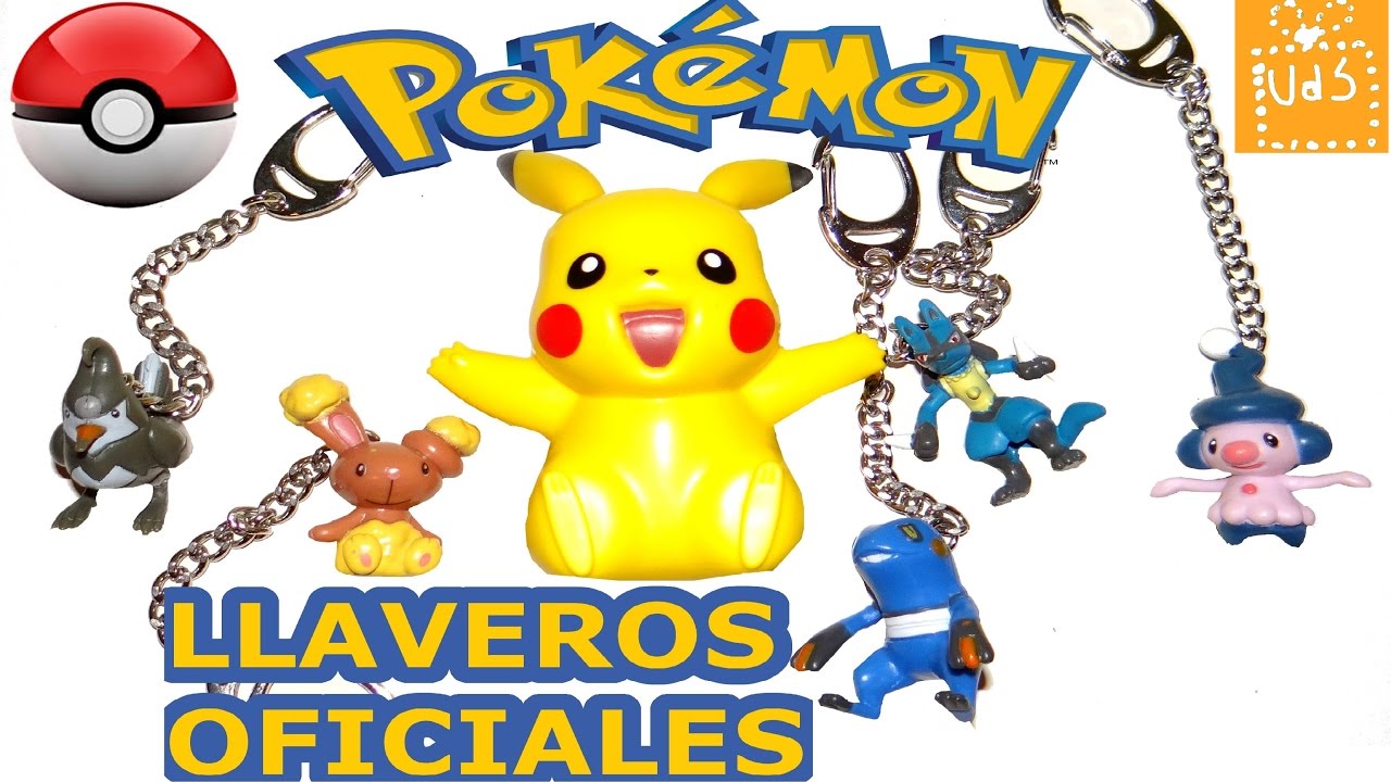 Llaveros oficiales de Pokémon series 13 y 16 - Official keychain serie ...