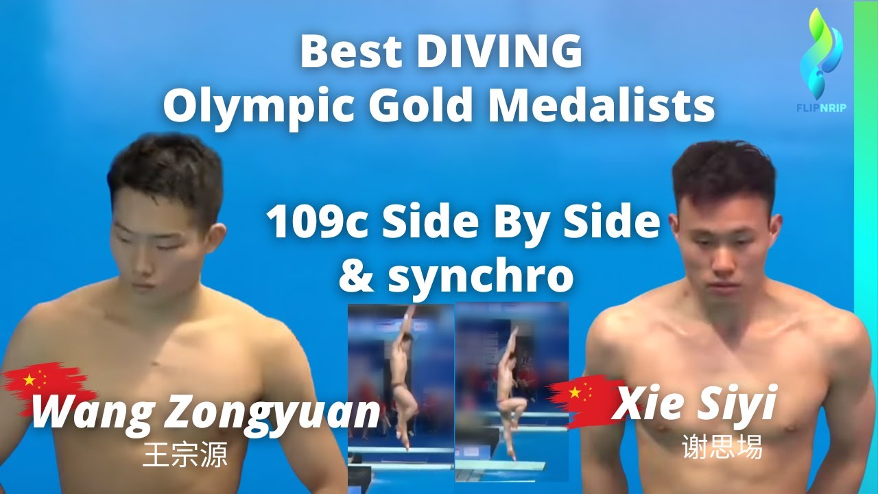 2021 Wang Zongyuan & Xie Siyi 109c Men 3 Meter China Diving Side by ...