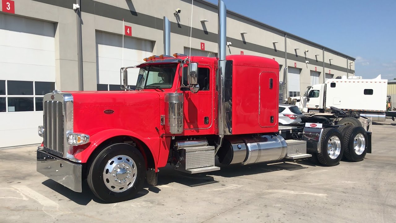 Viper Red Peterbilt 389 Flat Top - Air Ride Suspension Cummins X-15 18 ...