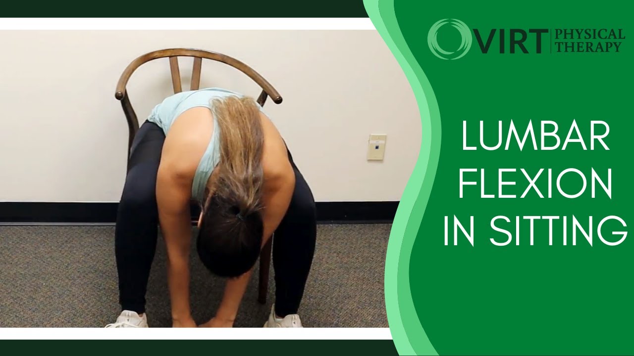 Lumbar Flexion in sitting - YouTube