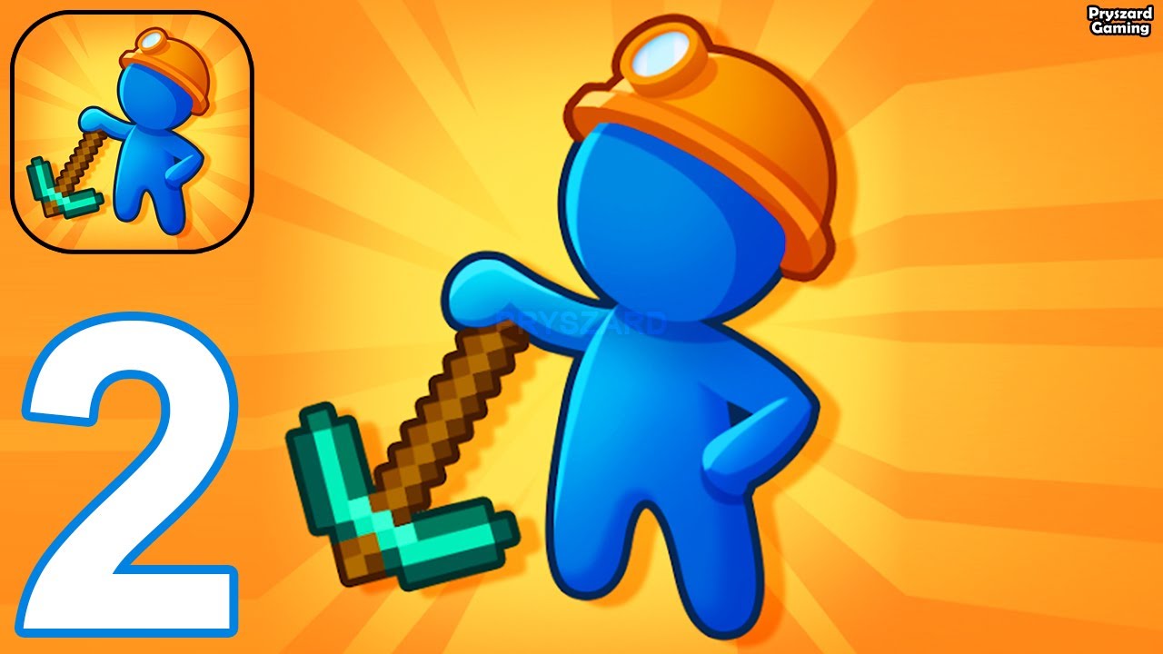 Mine and Merge - Gameplay Walkthrough Part 2 Stickman Merge Miners ...