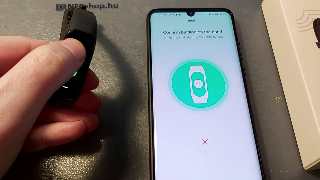 Hey Plus 1S NFC karkötő és Android készülék párosítás - YouTube