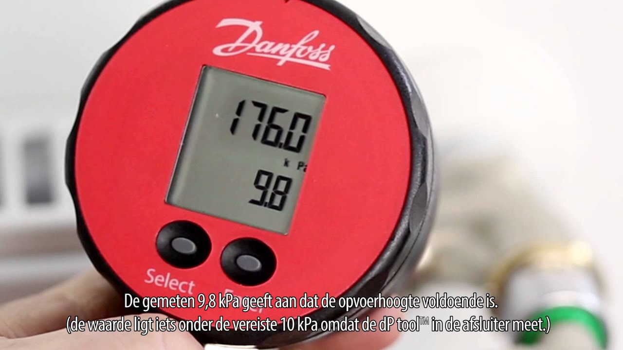 Eenvoudig het drukverschil meten met de Danfoss dP tool™ - YouTube