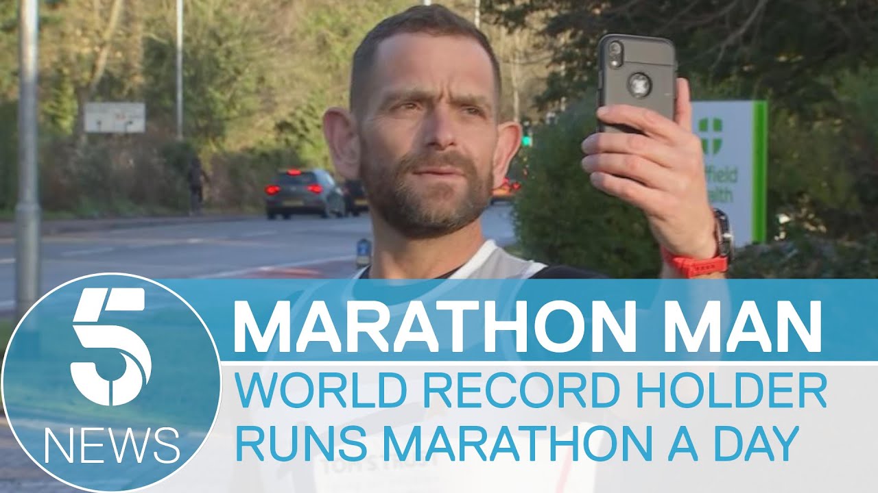 Man runs a marathon every day for a month to raise money for charity ...