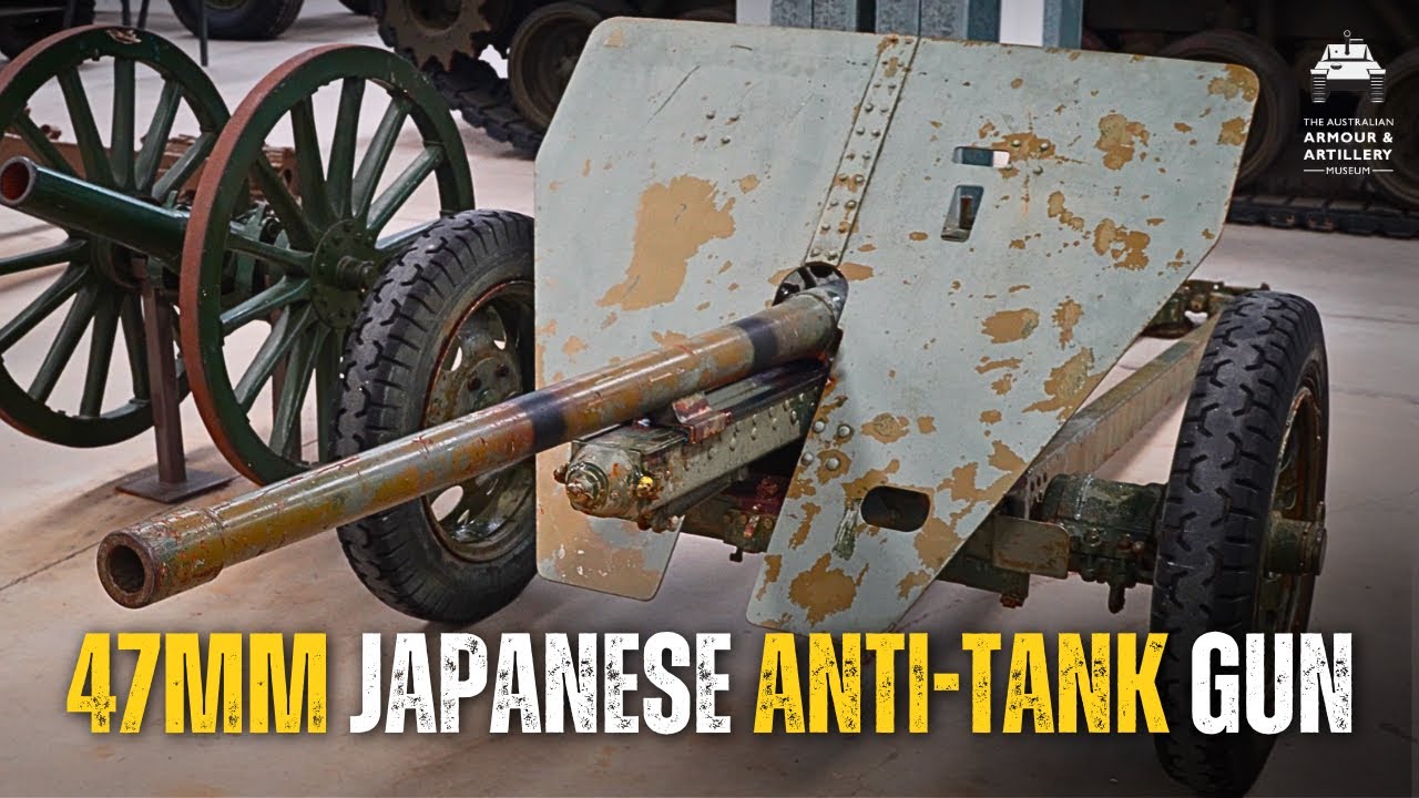 IMPERIAL JAPANESE 47mm Anti-Tank Gun - Our newest exhibit! - YouTube