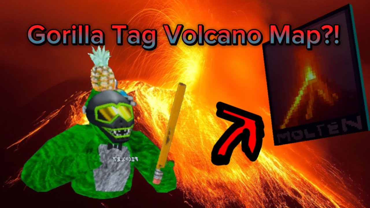 Gorilla Tag Just Teased Their Next Map?!?! Gorilla tag Volcano Map ...