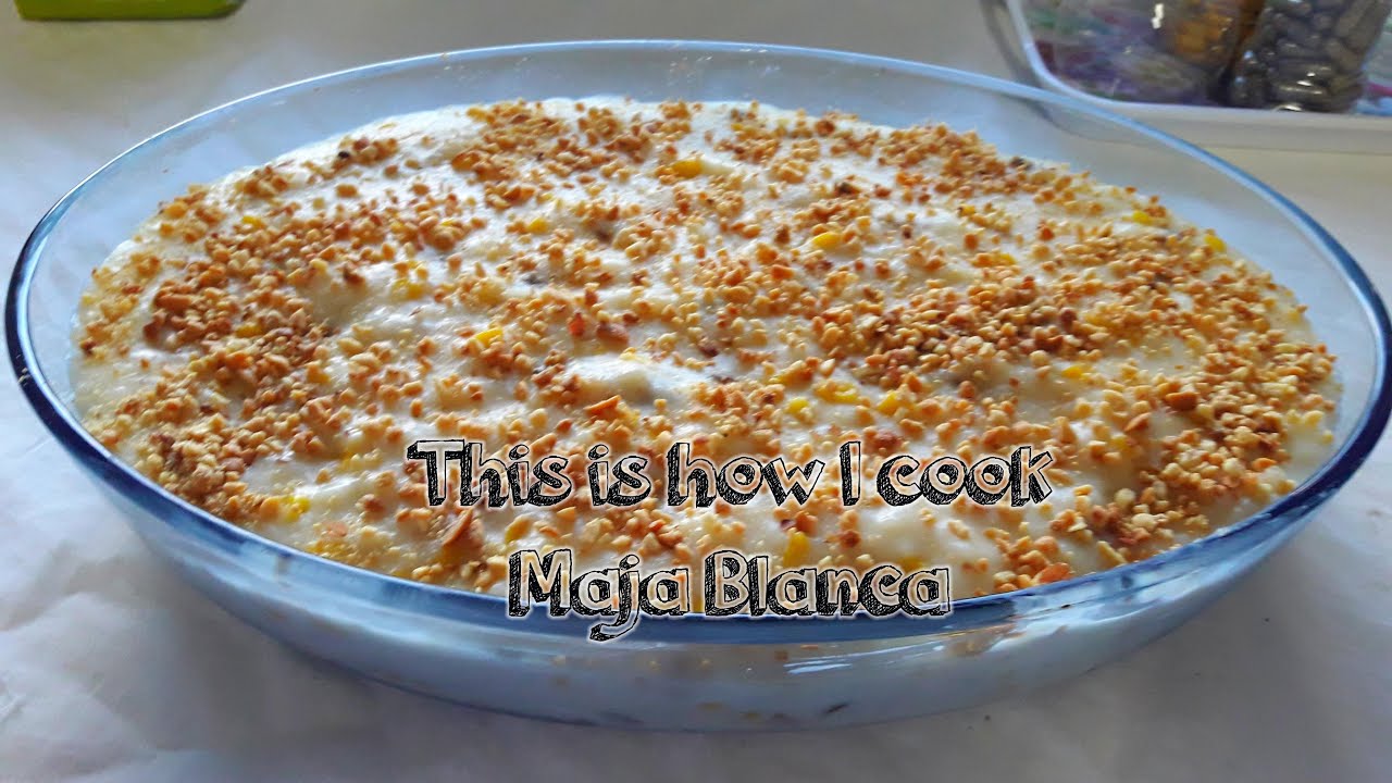 Easy to Make Pinoy Maja Blanca | Pinoy Style Coconut 🌴 Milk Pudding ...