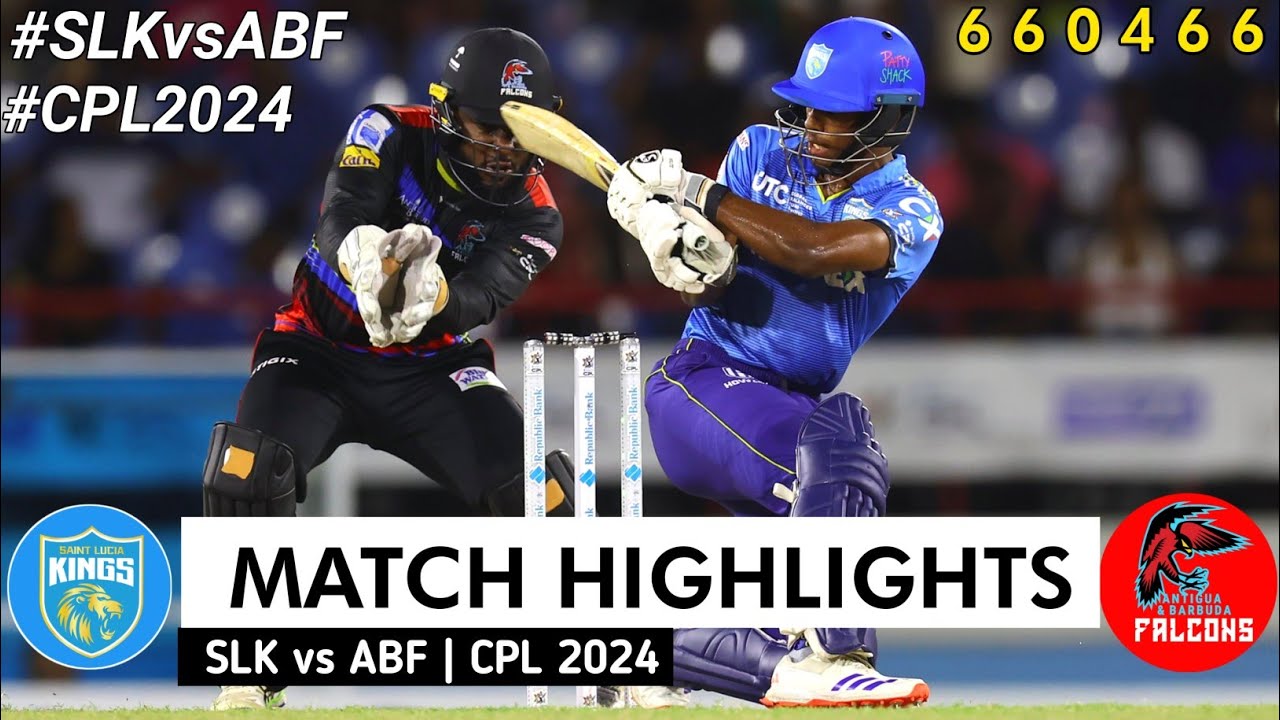 SLK vs ABF 16th Match CPL 2024 Highlights | CPL Highlights 2024 | SLK ...