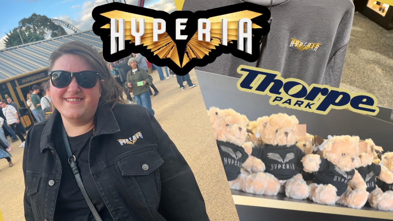 Hyperia Hyporium shop Tour | All NEW merch for Hyperia at THORPE PARK ...