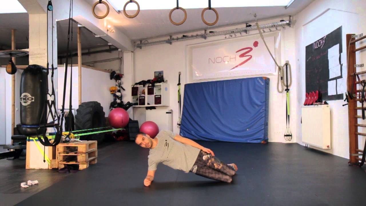 Core - Sideplank on knees - YouTube