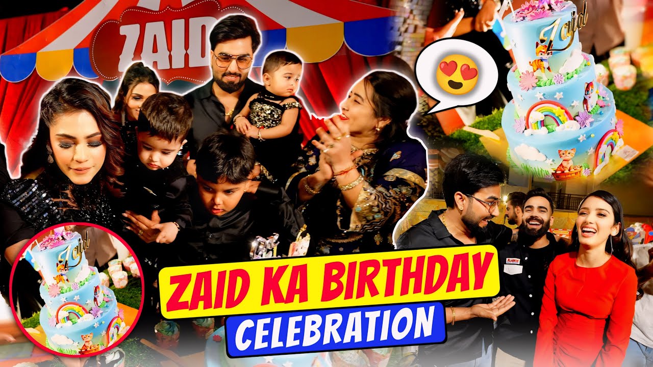 ZAID KA BIRTHDAY CELEBRATION | ARMAAN MALIK - YouTube