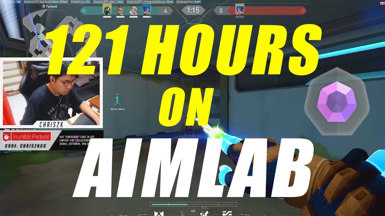 this is what 121 hours on Aim Lab looks like in VALORANT... - YouTube