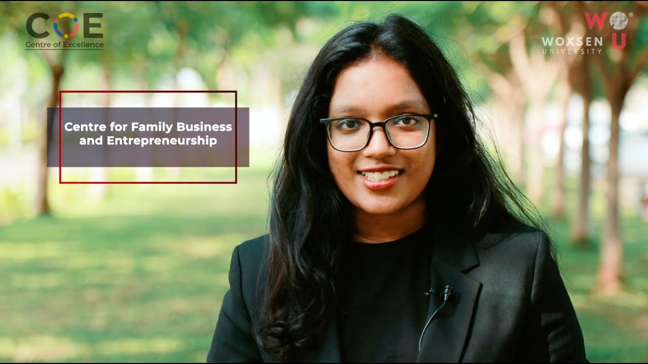 Woxsen Centre for Family Business & Entrepreneurship - YouTube