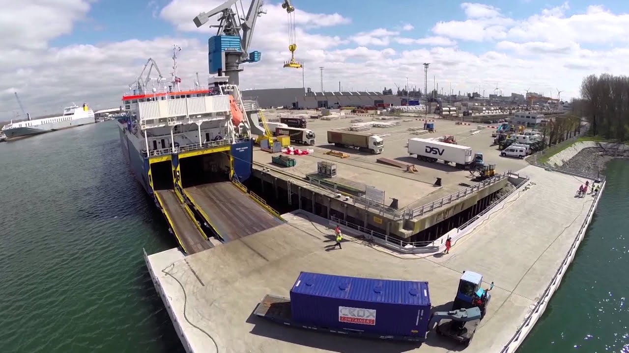 Official opening Norwegian Sea-Cargo Hub in Rotterdam - YouTube
