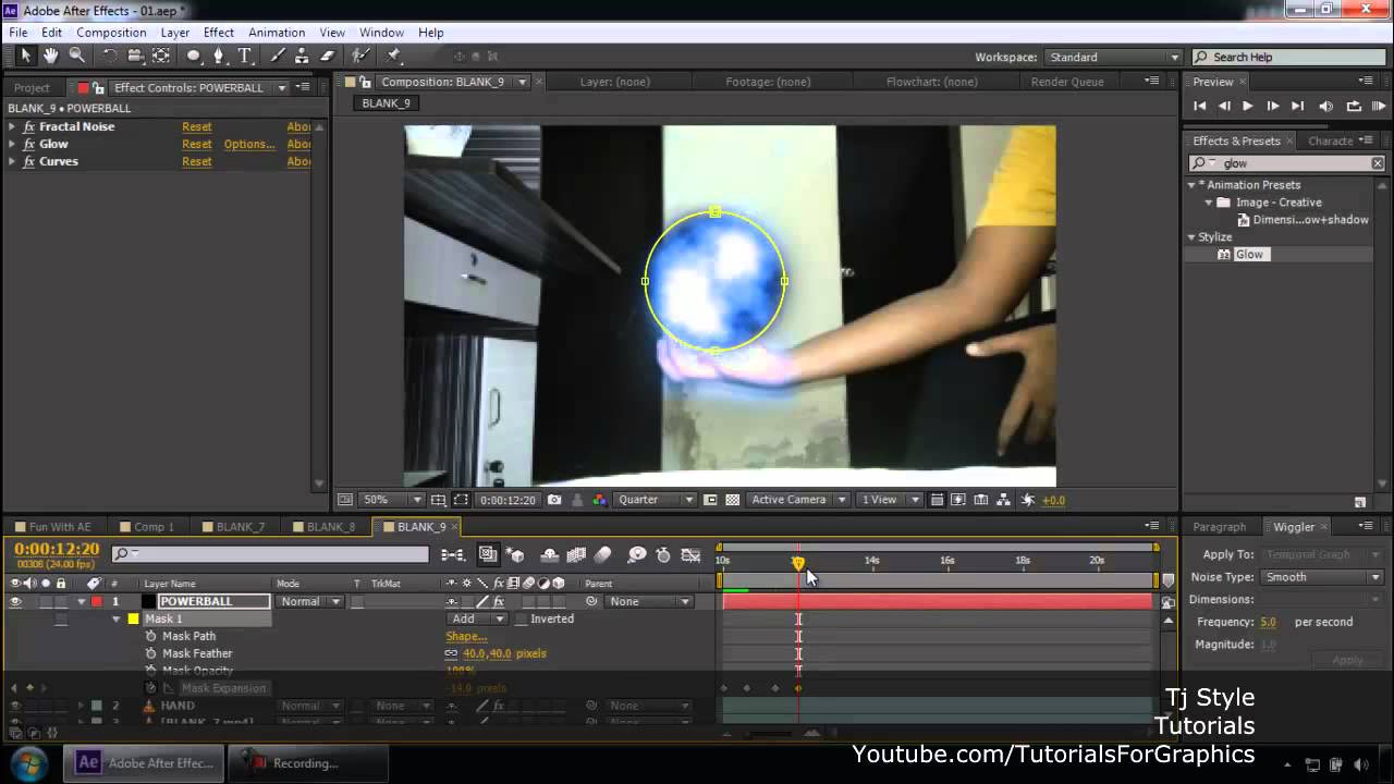 After Effects Training Cs6 Advanced Powerball Tutorial - YouTube