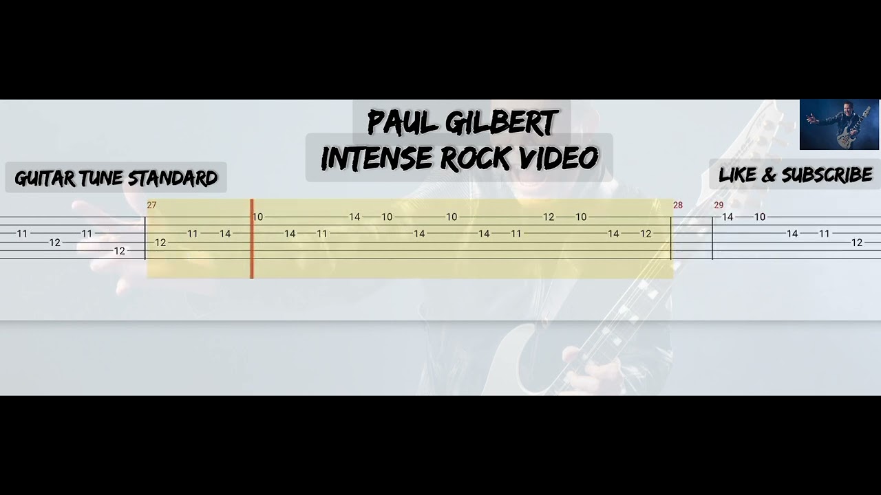Paul Gilbert - Intense Rock Video ( Tab Guitar ) - YouTube