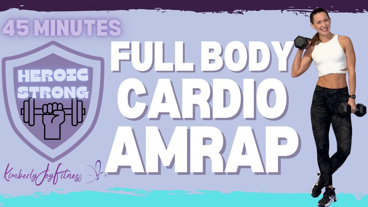 𝐇𝐞𝐫𝐨𝐢𝐜 𝐒𝐭𝐫𝐨𝐧𝐠 𝐃𝐚𝐲 #43 | Full Body Cardio AMRAP Workout - 45 Minutes ...