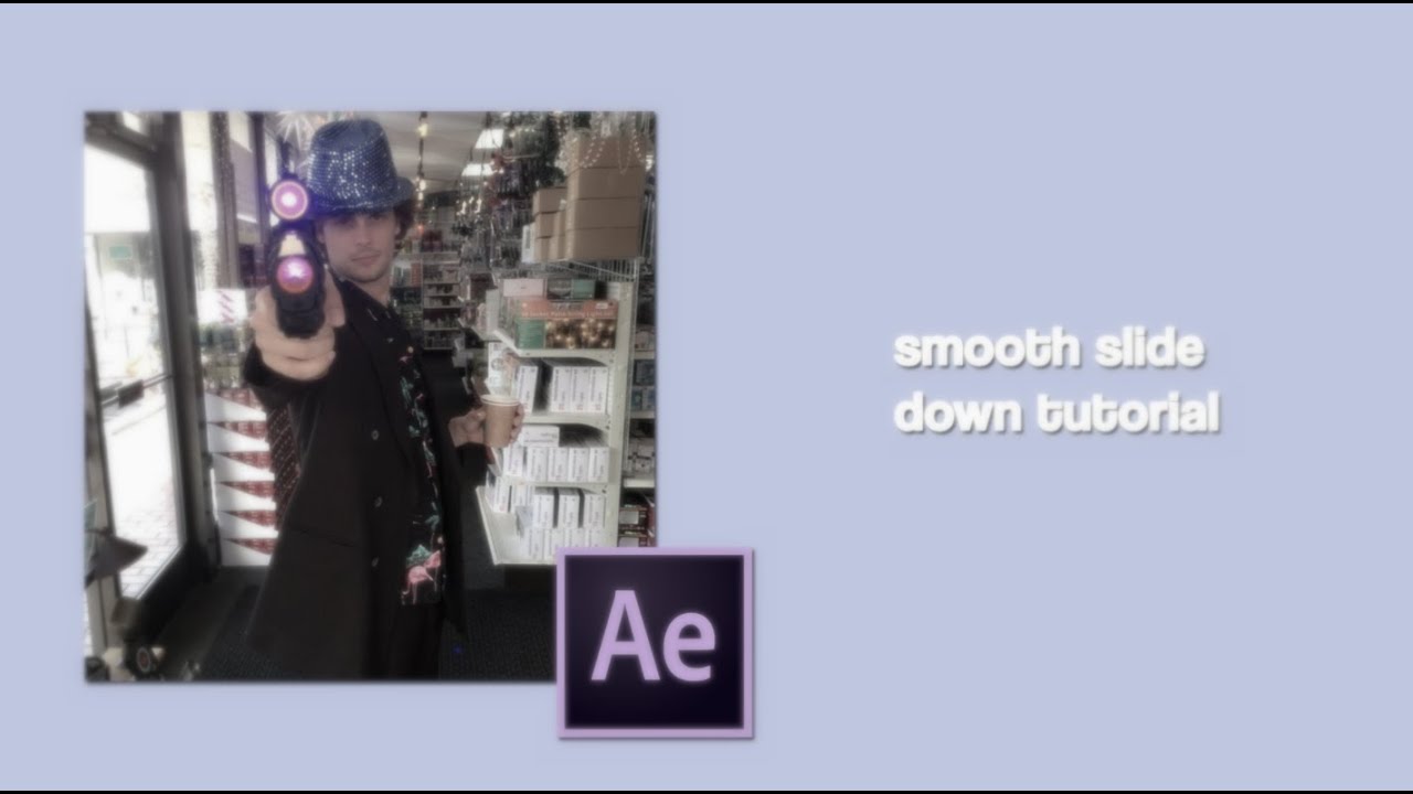 easy smooth slide down tutorial | after effects tutorial - YouTube