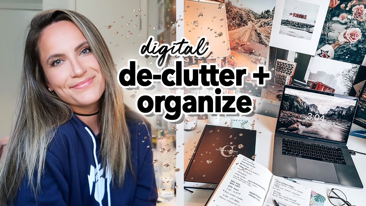 DECLUTTER YOUR LAPTOP 7 organization tips for a minimal computer! - YouTube