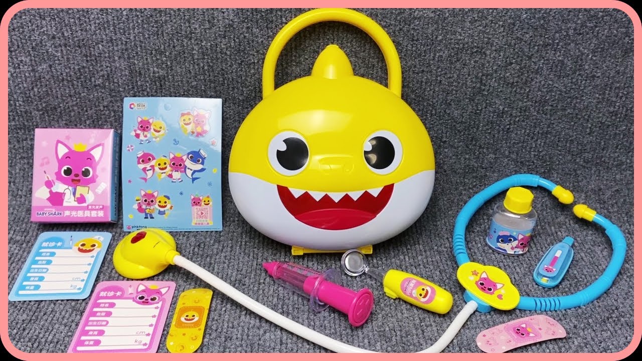 6 Minutes Satisfying with Unboxing Baby Shark Doctor Set ASMR ( No ...