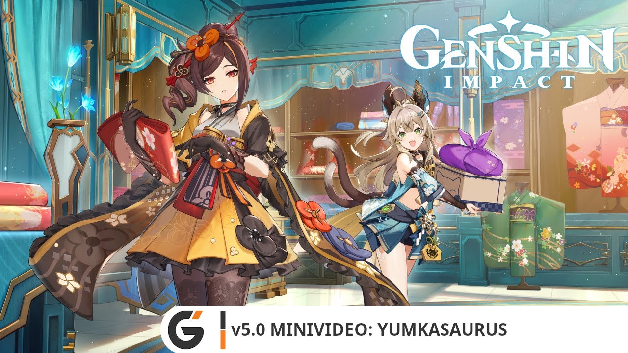 Genshin Impact - v5.0 minivideo: Yumkasaurus - YouTube