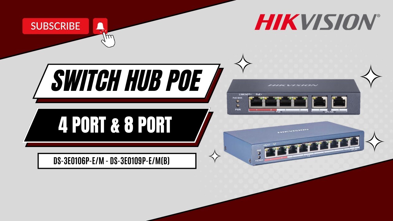 Unboxing Switch Hub POE 4 Port & 8 Port - YouTube