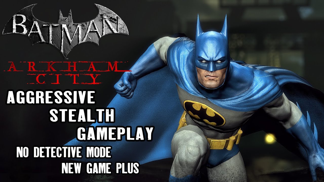 BATMAN ARKHAM CITY Aggressive Stealth gameplay #4 Challenge maps & NG+ ...