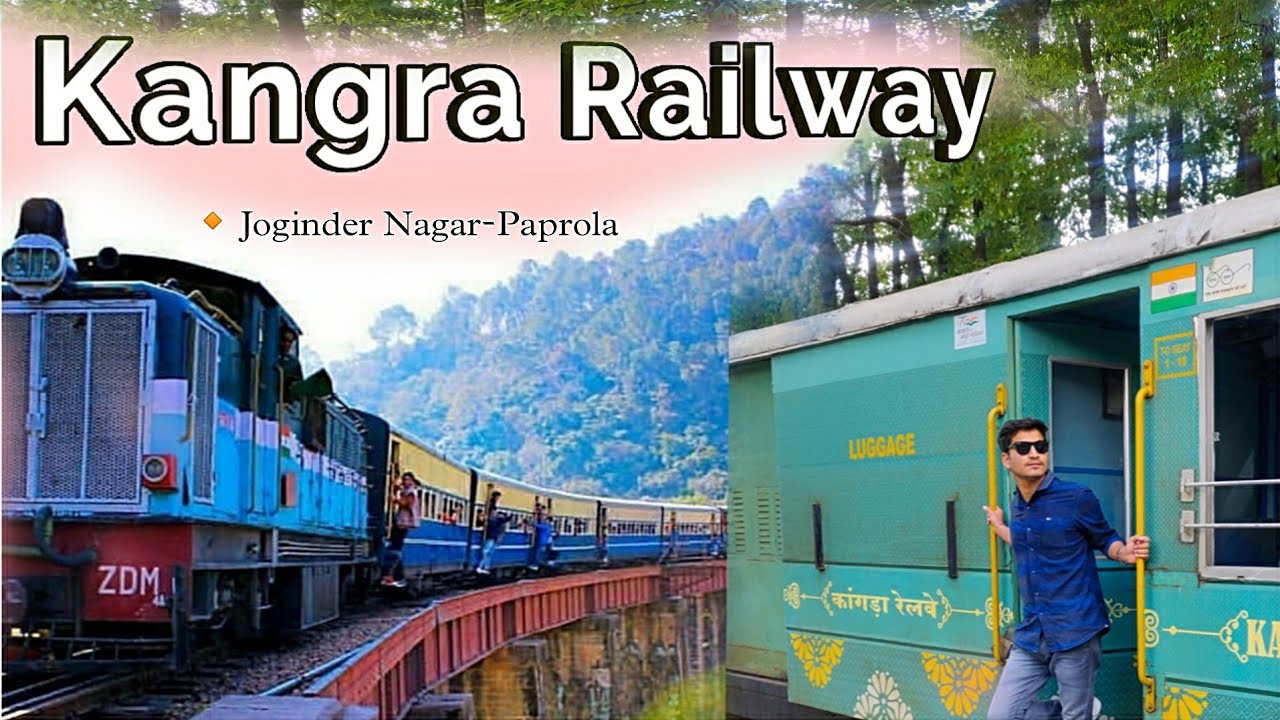 Kangra Railway-Joginder Nagar To Paprola By Train🚂 || Beautiful Views ...