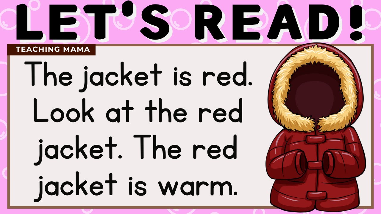 LET'S READ! | READING PASSAGES FOR KIDS | ENGLISH READING | SIMPLE ...