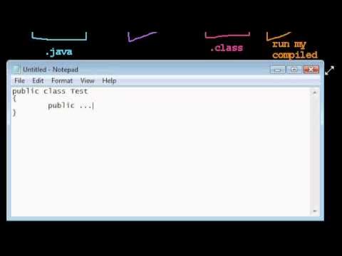 Installing the Java compiler and DrJava development environment - YouTube