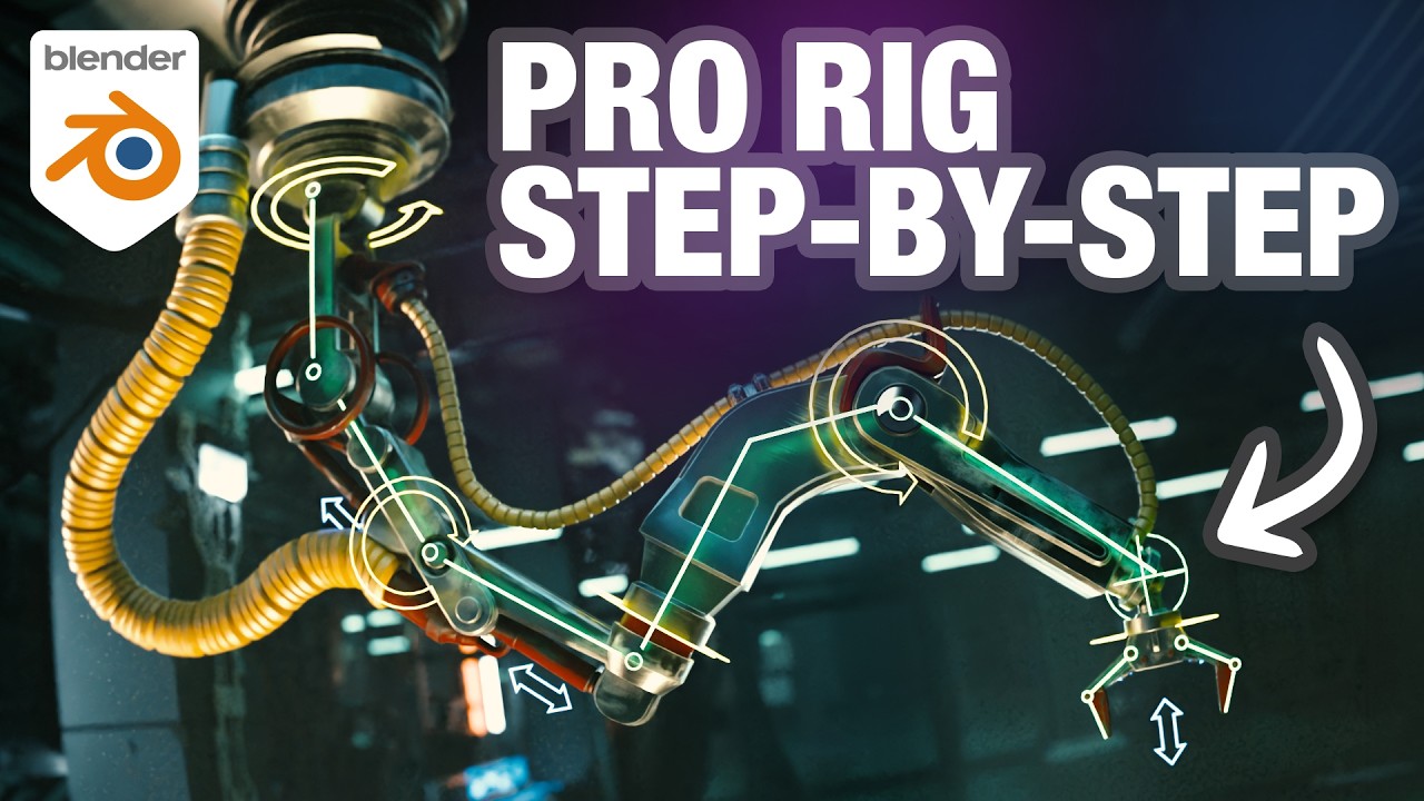 Your Guide to Mechanical Rigging in Blender (Robot Arm Tutorial) - YouTube