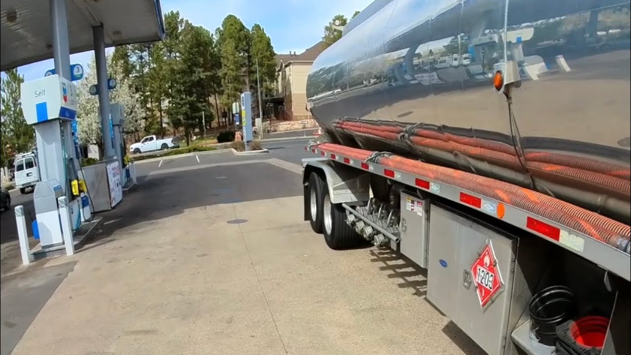 Delivering 3 flavors of fuel to a Chevron ⛽️ - YouTube