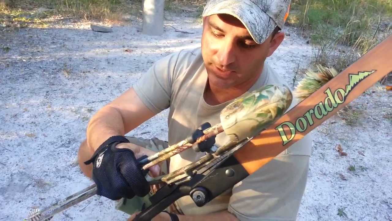 astv- HOW TY SHOOTS #1 - tys hoyt dorado set up, arrows quiver etc ...